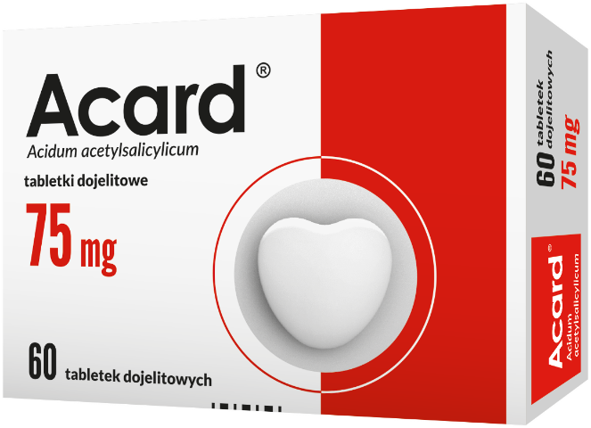 Acard 75 mg 120tabl. - Opinie i ceny na Ceneo.pl