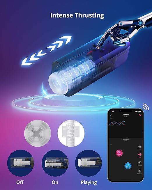 Lovense Solace Automatyczny Masturbator Męski Z Ruchem Posuwistym ...