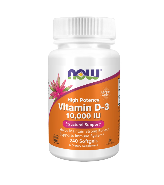Now Foods Witamina D3 10000 IU 240 kaps - Opinie i ceny na Ceneo.pl