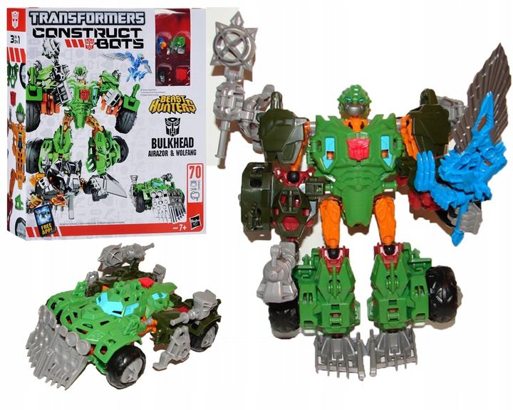 Hasbro Transformers Construct Bots Bulkhead Airazor I Wolfgang A5687 - Ceny i opinie - Ceneo.pl