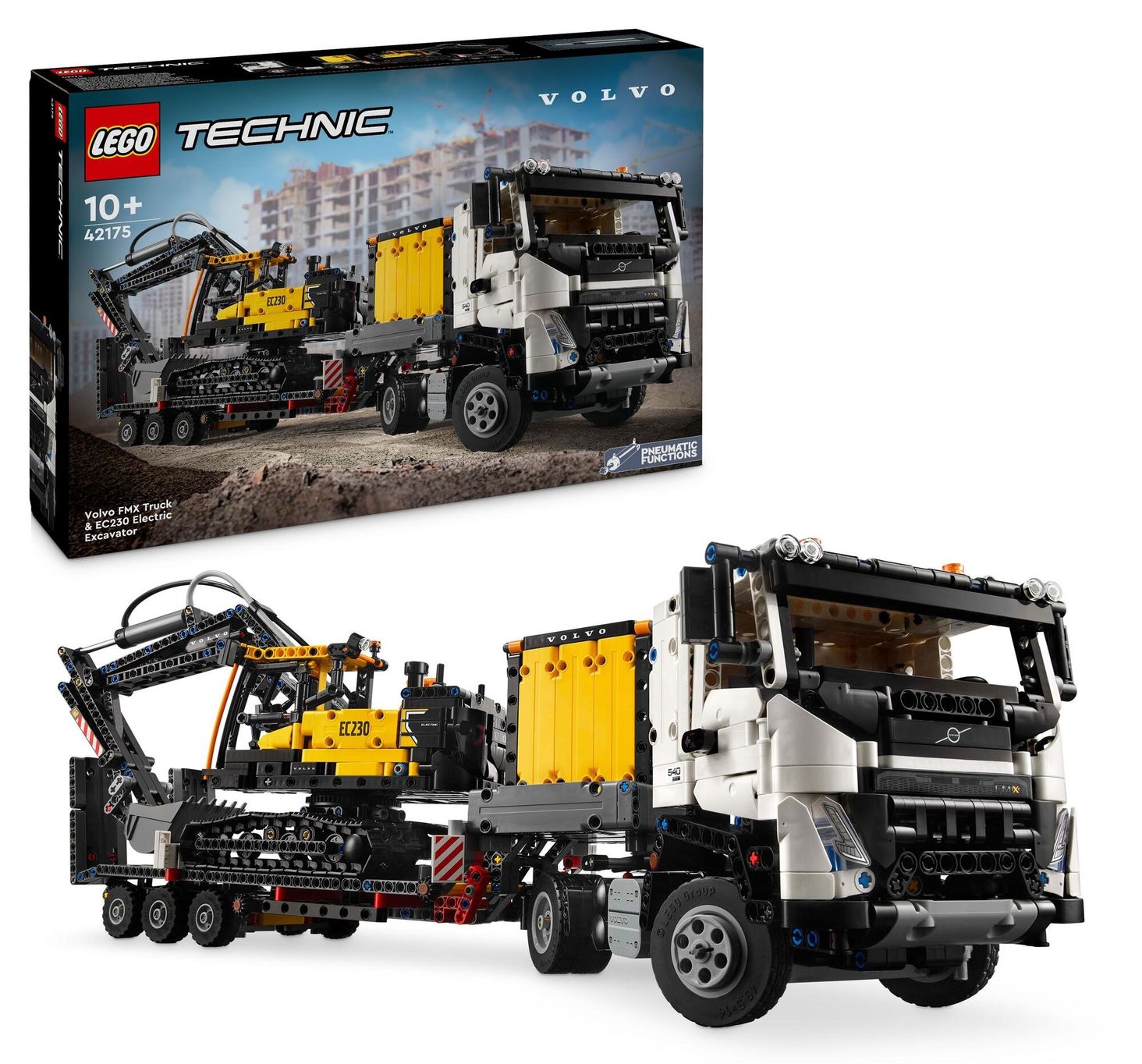 LEGO Technic 42175 Ciężarówka Volvo FMX i koparka EC230 Electric - Ceny ...