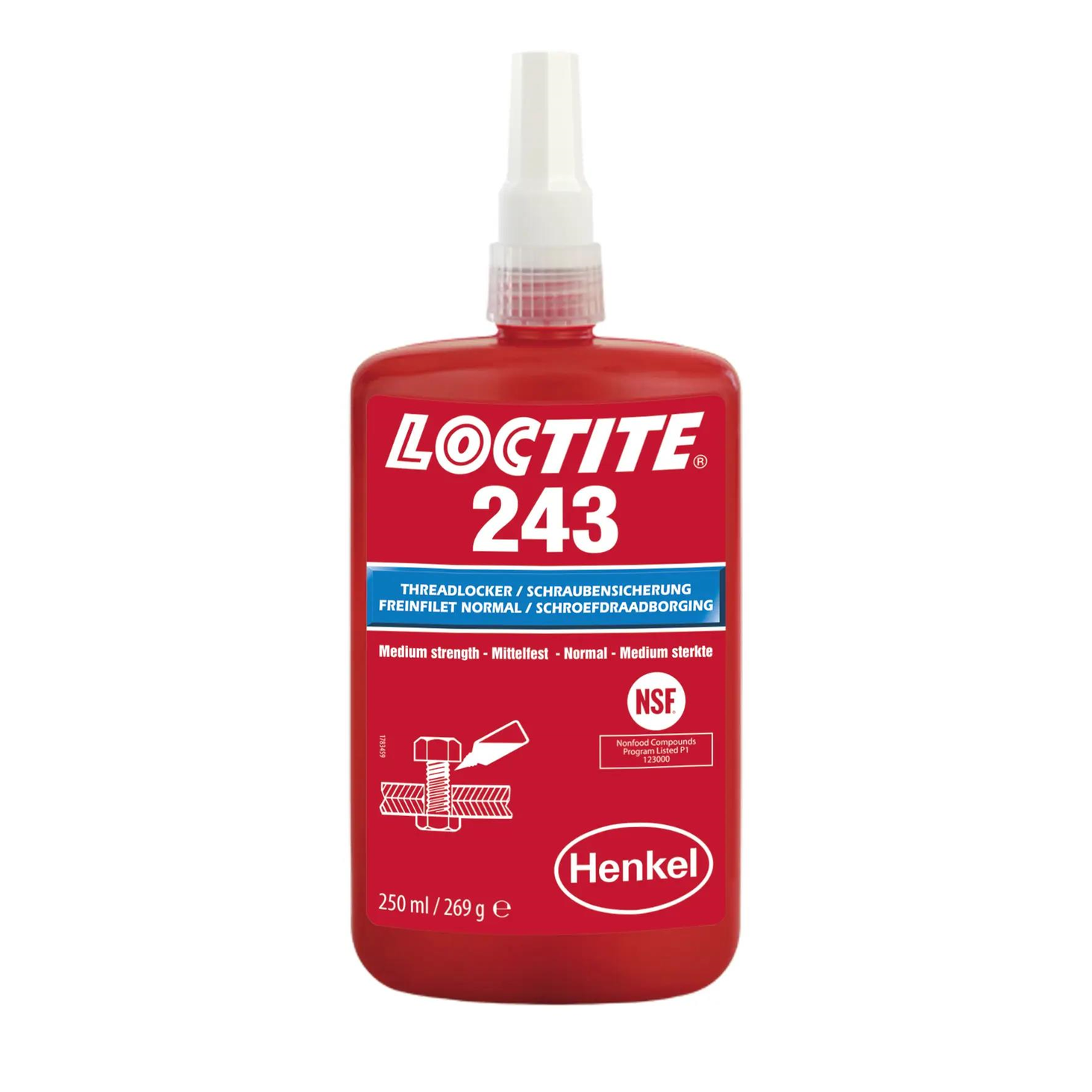 Klej zabezpieczenie gwintów 243-250 ml LOCTITE - Opinie i ceny na Ceneo.pl