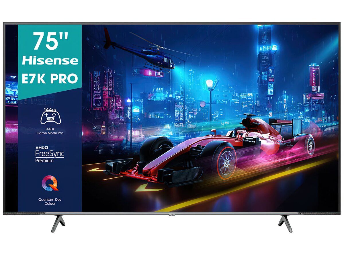 Telewizor QLED Hisense 75E7KQ Pro 75 cali 4K UHD 75 cali - Opinie i ceny na Ceneo.pl