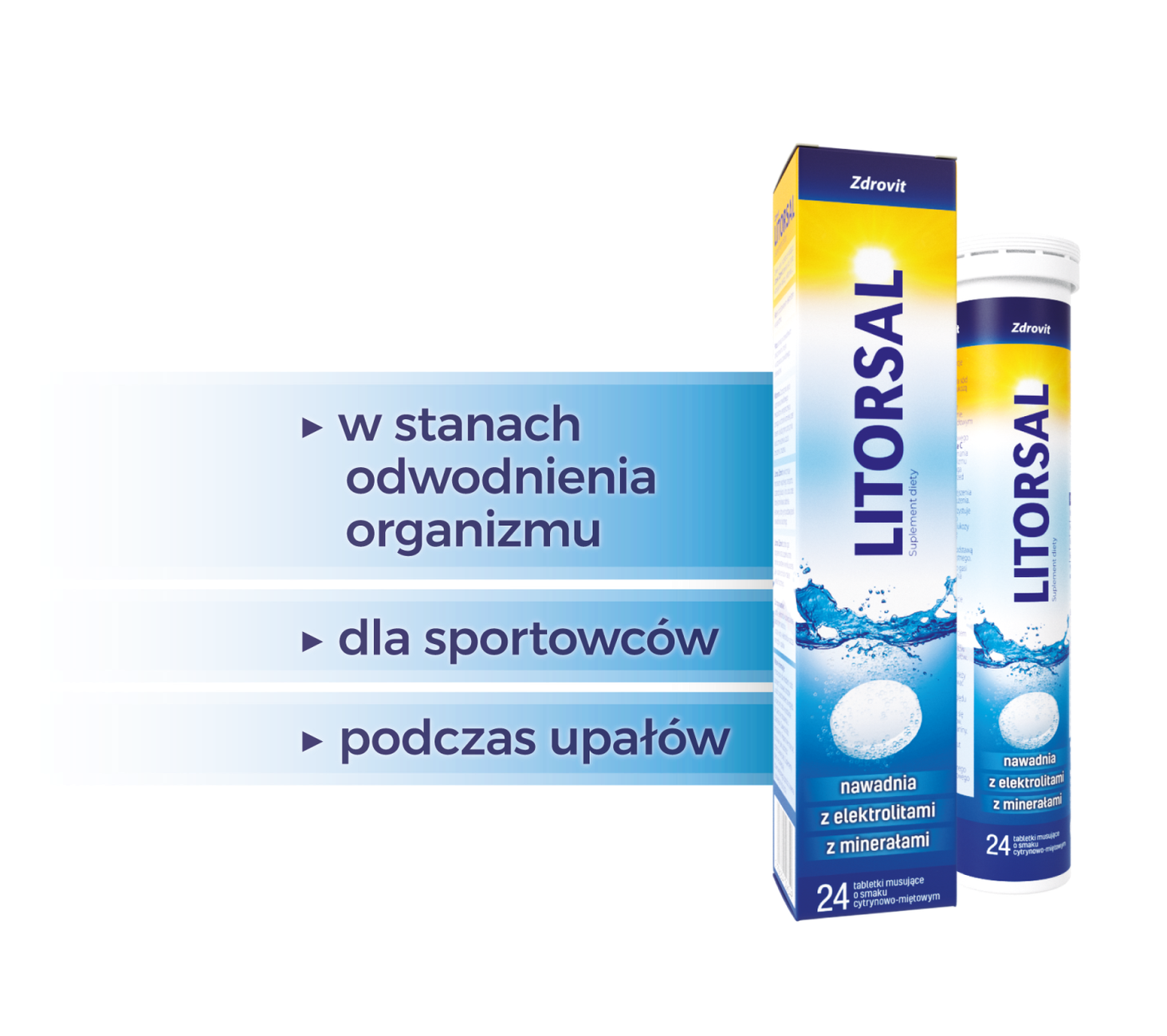 LITORSAL 2x24 tabl. musujące - Opinie i ceny na Ceneo.pl