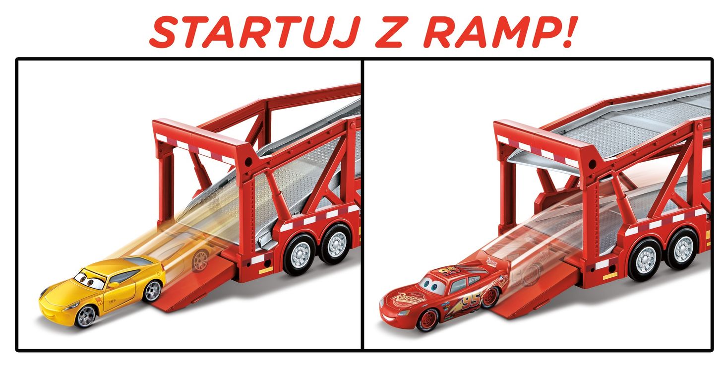 Mattel Disney Auta Maniek Transporter Samochodzików (FPX96) - Ceny i ...