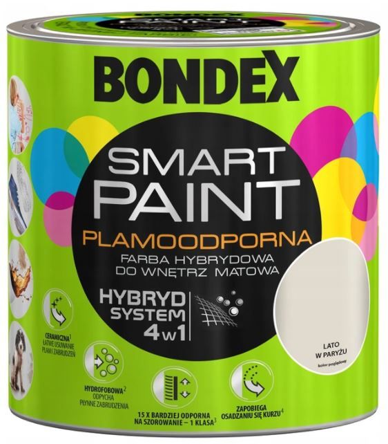Farba Bondex Smart Paint Plamoodporna Hybrydowa Lato W Paryżu 2,5L ...