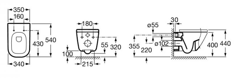 Zestaw podtynkowy Grohe Rapid SL 5w1 + Roca Gap 38827000+A346477000 ...