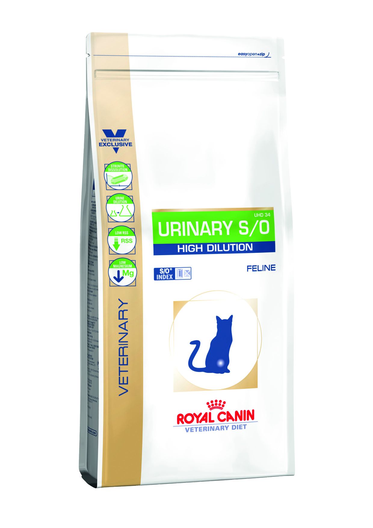 Karma Royal Canin Veterinary Diet Urinary S/O High Dilution UHD34 7kg ...