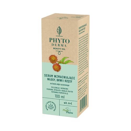PhytoDerma Beauty Oil Serum wzmacniające włosy brwi i rzęsy 50 ml ...