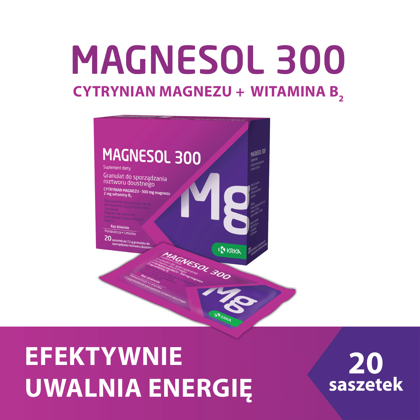 Magnesol 300 20sasz. - Opinie i ceny na Ceneo.pl