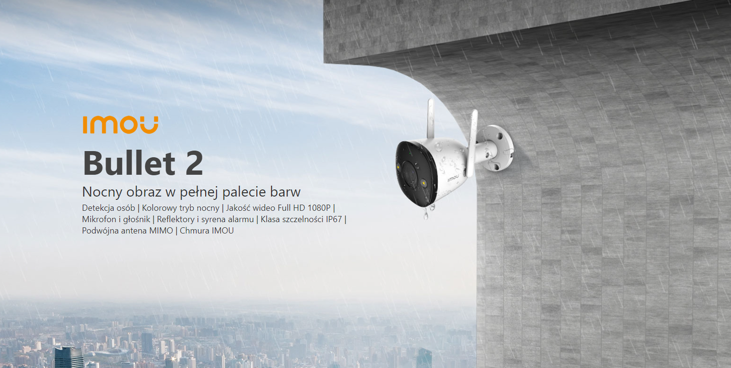 Kamera przemysłowa IMOU Bullet 2 (IPC-F22-FEP) - Ceny i opinie - Ceneo.pl