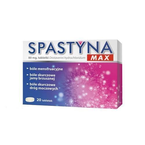 Spastyna Max 80 mg 20tabl. - Opinie i ceny na Ceneo.pl