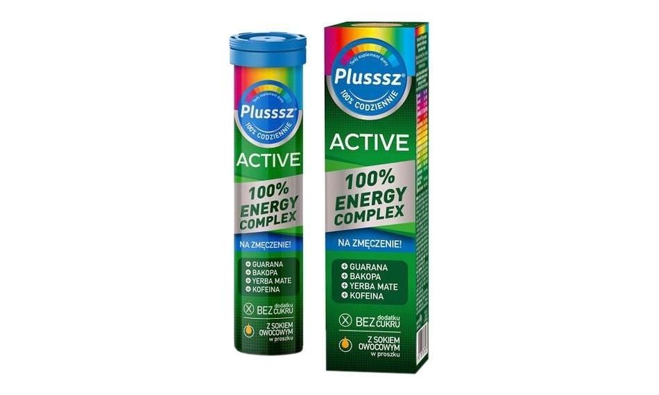 Tabletki musujące Plusssz Active 100% Energy Complex 20 szt. - Opinie i ...