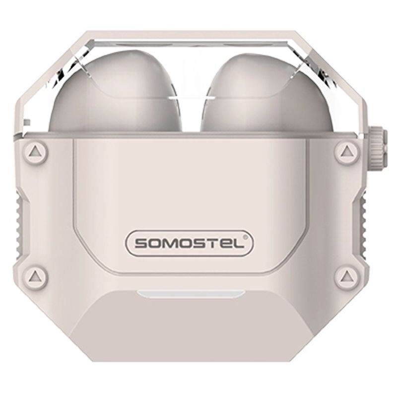 Słuchawki Słuchawki Bluetooth Somostel SMS-i550SC Mechanical Wireless E-sports ANC białe ...