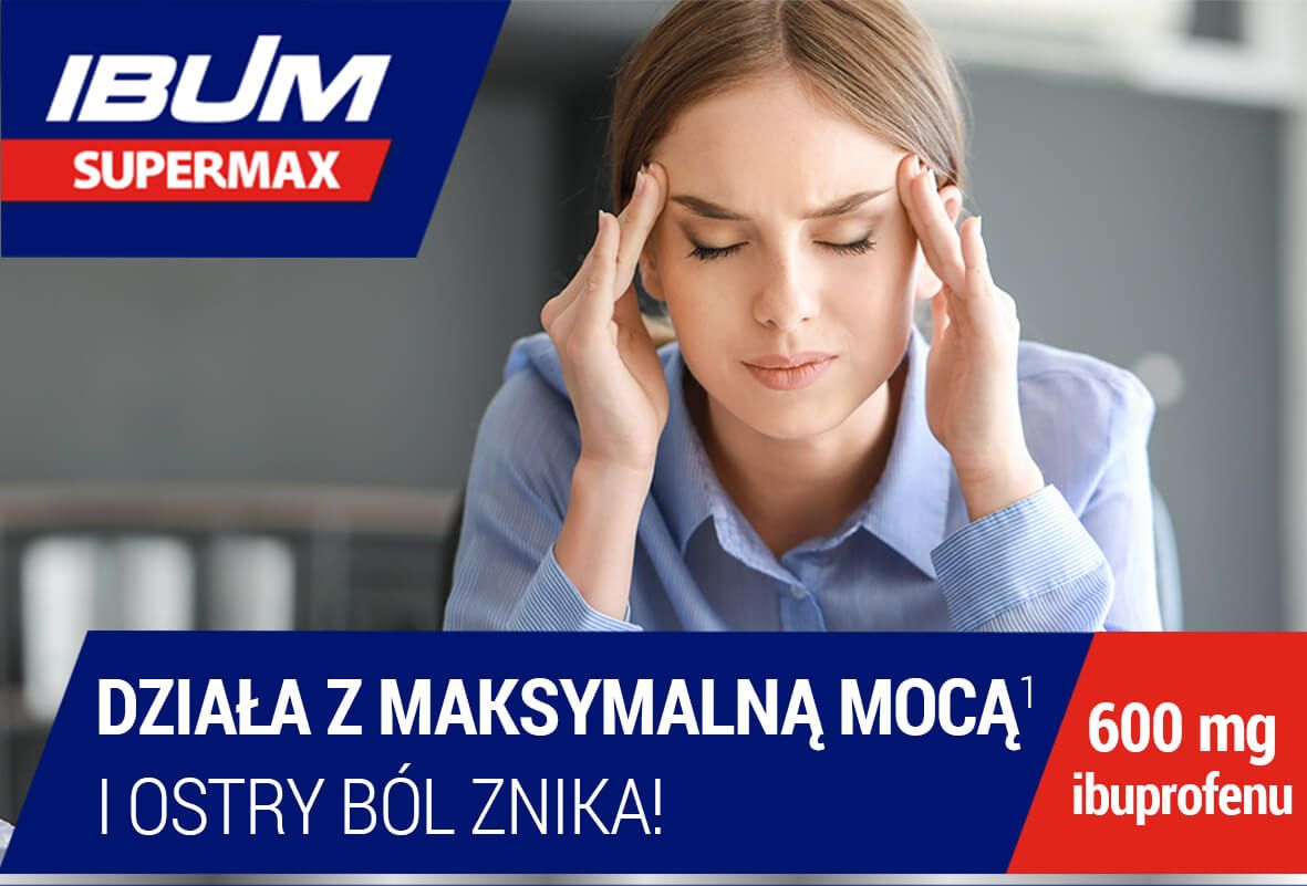 Leki przeciwbólowe IBUM SUPERMAX 600mg 10 kapsułek miękkich - Opinie i ...