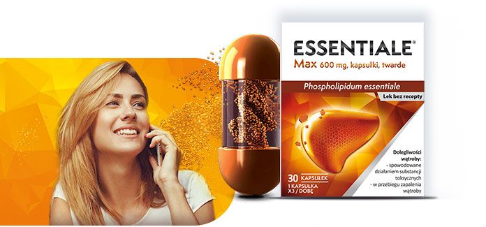 Essentiale Max na wątrobę 600mg 30 kaps. - Opinie i ceny na Ceneo.pl