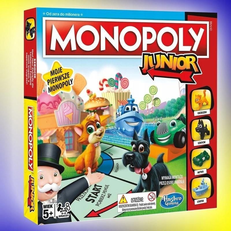 Hasbro Gra Monopoly Junior Monopol Wersja Bułgarska A6984 - Gra dla dziecka - Ceny i opinie ...