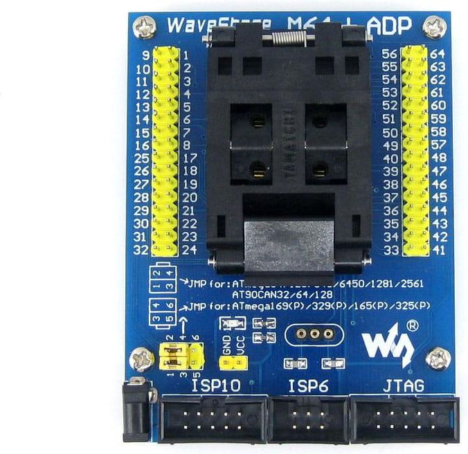 Waveshare Adapter dla Atmel AVR TQFP64 ATmega128 - Opinie i ceny na Ceneo.pl