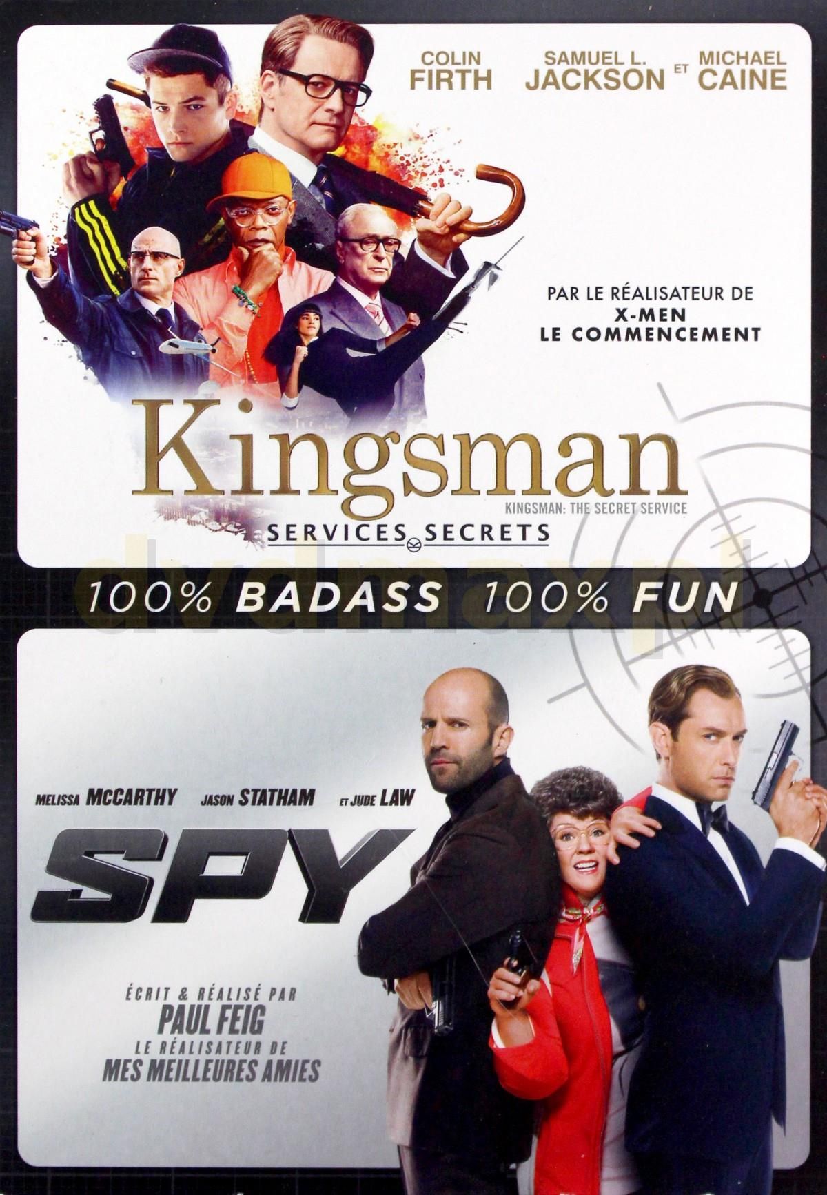 Film DVD Kingsman / Spy (Kingsman: Złoty krąg / Agentka) [2DVD] - Ceny i opinie - Ceneo.pl