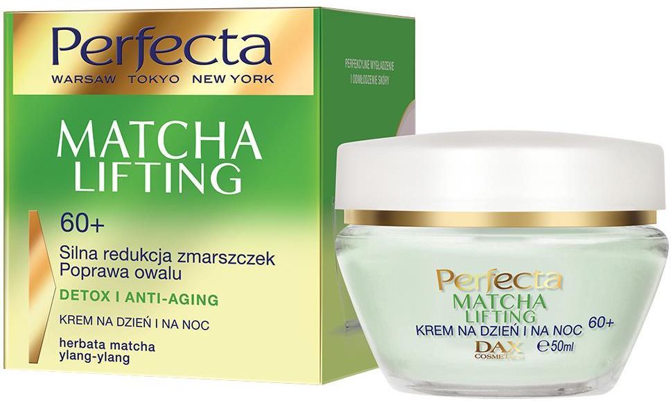 Krem Perfecta Matcha Lifting Liftingujący I 60+ na dzień i noc 50ml ...