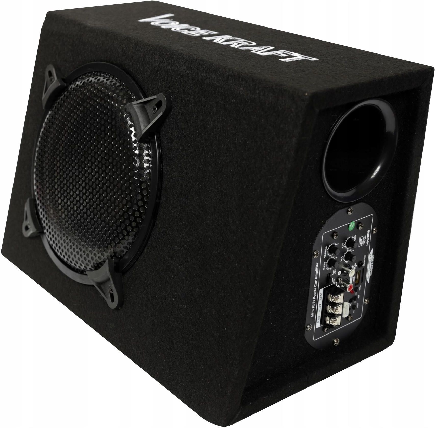 VOICE KRAFT SKRZYNIA TUBA BASOWA SUBWOOFER WZMACNIACZ KABLE 80B30SUB - opinie i ceny na Ceneo.pl