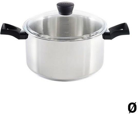 Pyrex Garnek Ze Szklaną Pokrywką Expert Touch Stal Nierdzewna 18 10 ...