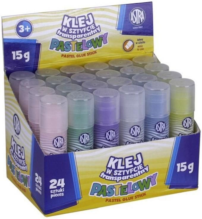 Astra Klej W Sztyfcie Transparentny Pastelowy 15G - Ceny i opinie - Ceneo.pl