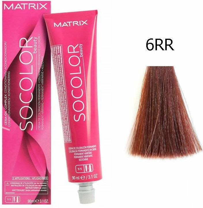 Matrix Socolor Beauty Farba Do Włosów 6Rr Intensywny Czerwony Ciemny ...
