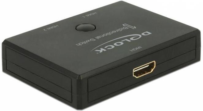 Delock Hdmi Switcher 2-1 Bidireional 4K 60 Hz, Hdmi Switch - Black ...