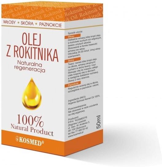Kosmed Olejek Z Owoców Rokitnika 100% 50Ml - Opinie i ceny na Ceneo.pl
