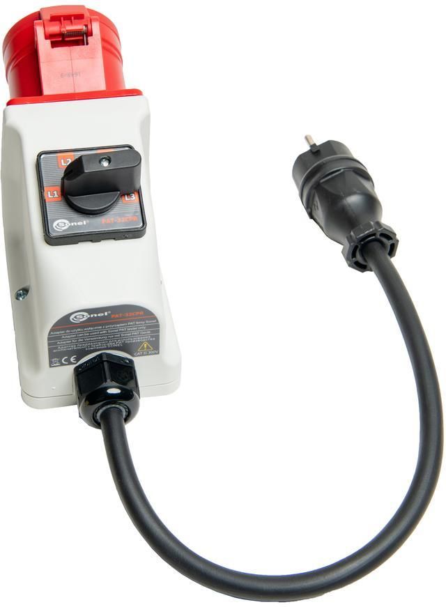 Sonel Adapter Gniazd Trójfazowych 32A 4P Do Pat Przełączany ...