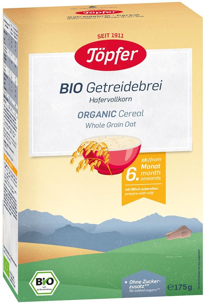 Topfer Kaszka Owsiana Pełnoziarnista Bio 175G - Ceny i opinie - Ceneo.pl