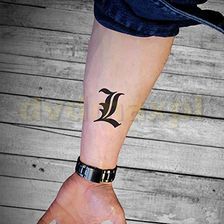 Death Note Tattoos 15X10 Cm X5 - Ceny i opinie - Ceneo.pl