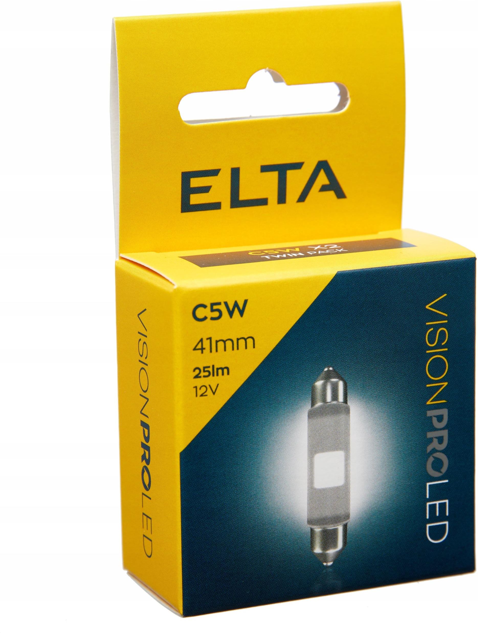 ELTA VISION PRO ŻARÓWKI LED C5W 41MM 6000K 25LM EB8040TR - opinie i ...