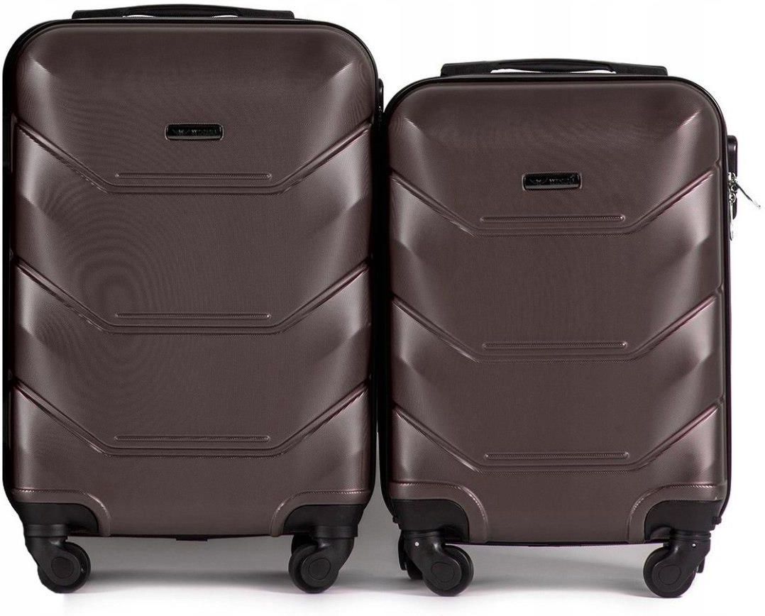 WINGS 147, ZESTAW 2 WALIZEK S+XS, COFFE 5903707820757 - Ceny i opinie ...