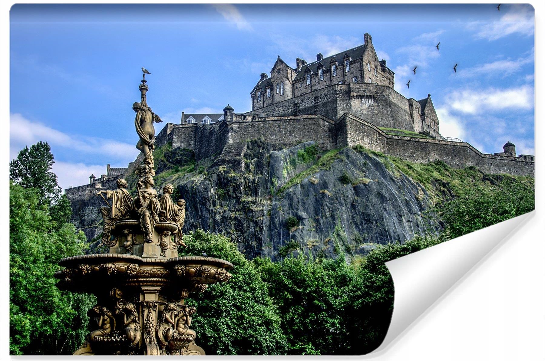 MURALO FOTOTAPETA DO SALONU ZAMEK FONTANNA LAS 3D 135X90 - Opinie i ceny na Ceneo.pl