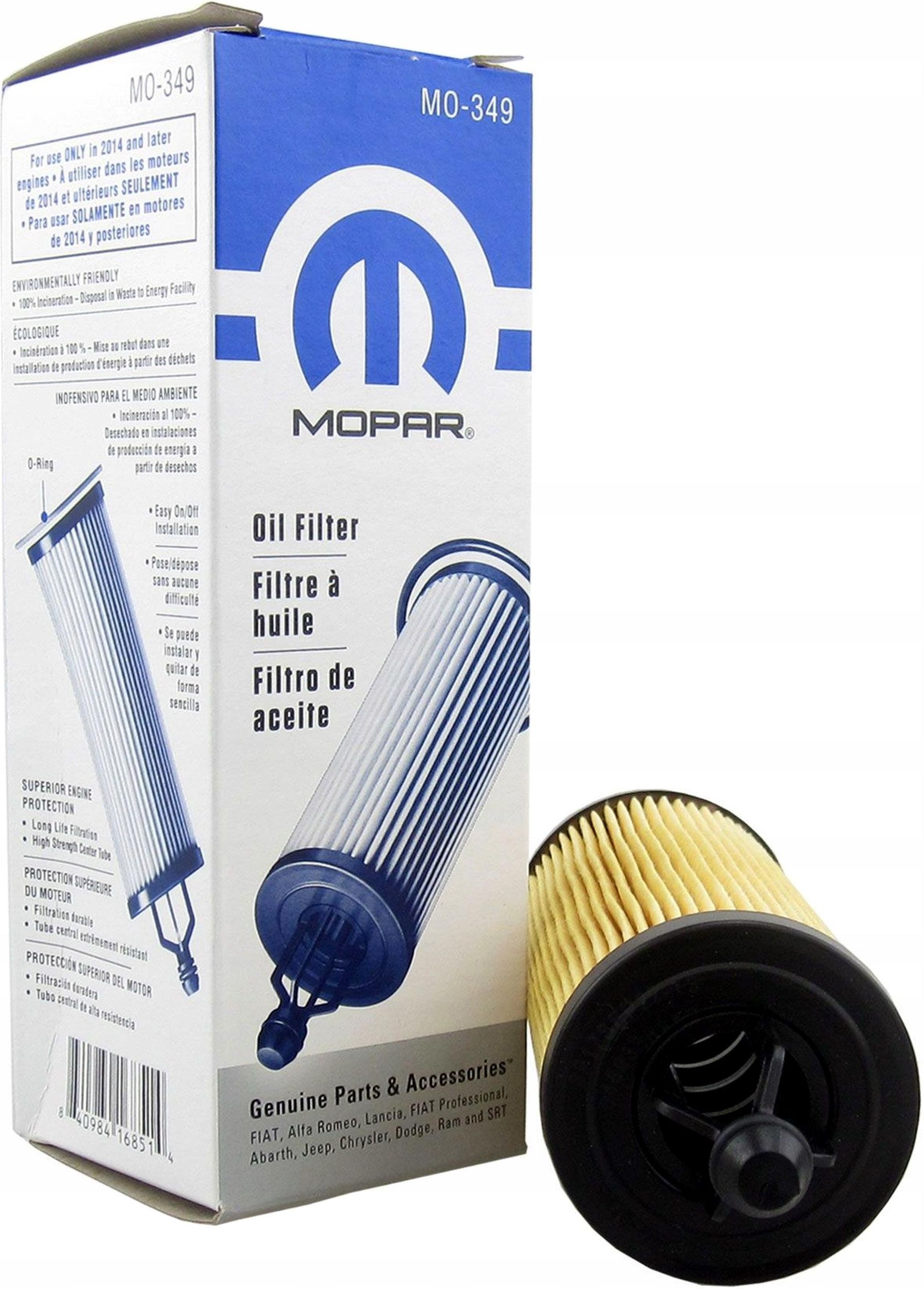 MOPAR MO-349 68191349AC FILTR OLEJU CHRYSLER JEEP 68191349AC - opinie i ...