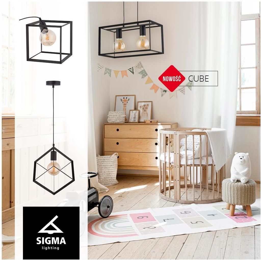 Sigma Cube 1 Skos E27 Czarna 32049 (SIGMA32049) - Opinie i atrakcyjne ...