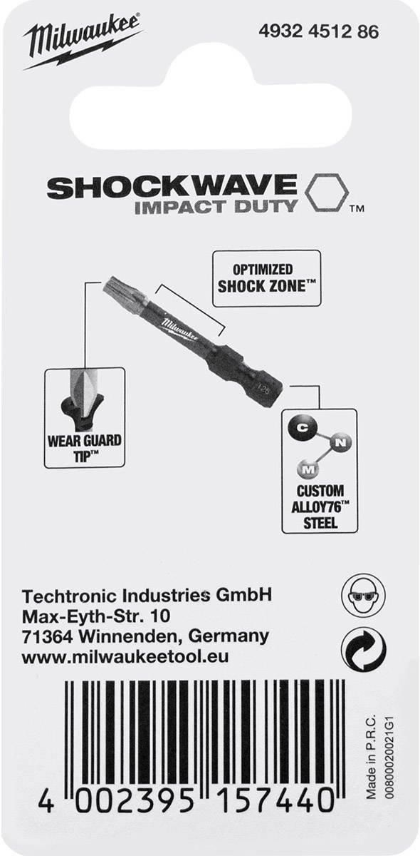 Milwaukee Shockwave TORX TX15 50mm 1szt - Opinie i ceny na Ceneo.pl