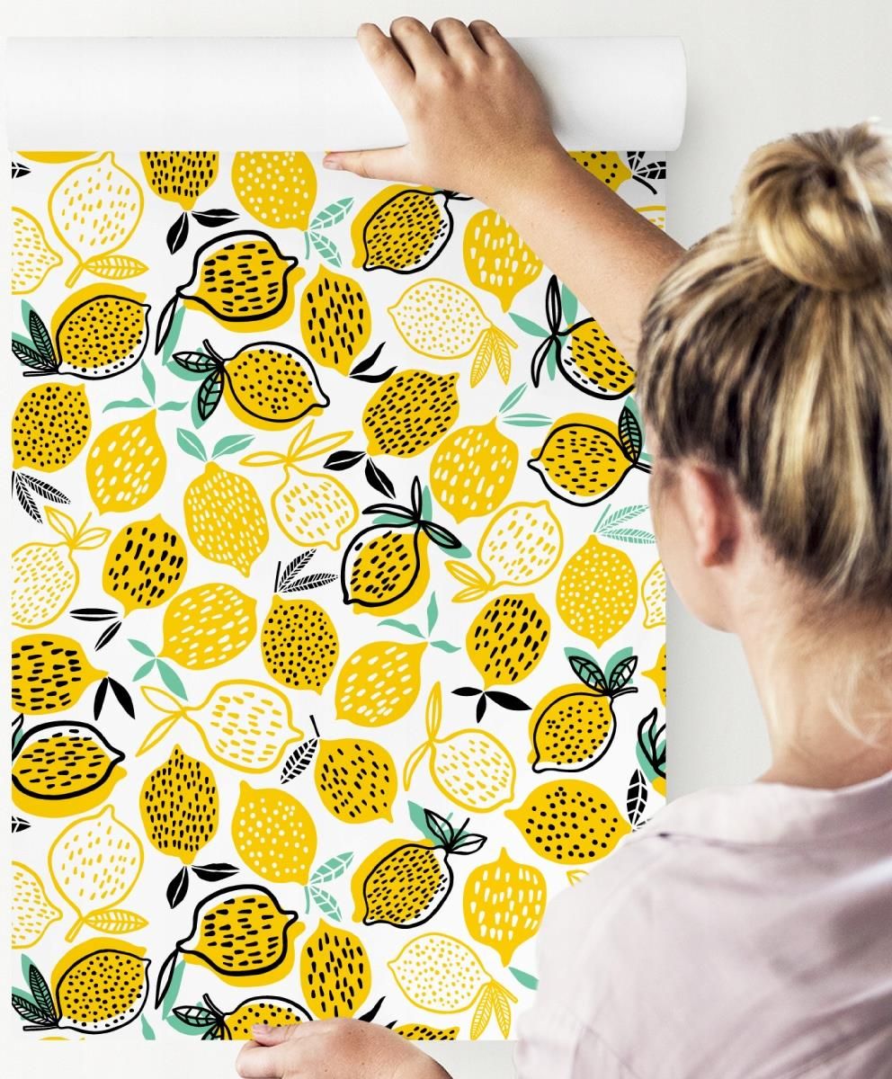 MURALO 10M TAPETA DO KUCHNI CYTRYNY W STYLU SKANDYNAWSKIM - Opinie i ...