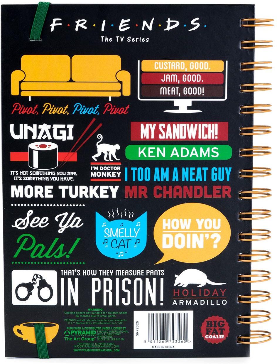 Friends napisy i grafiki - notes z serialu A5 14,8x21 cm cm - Ceny i ...