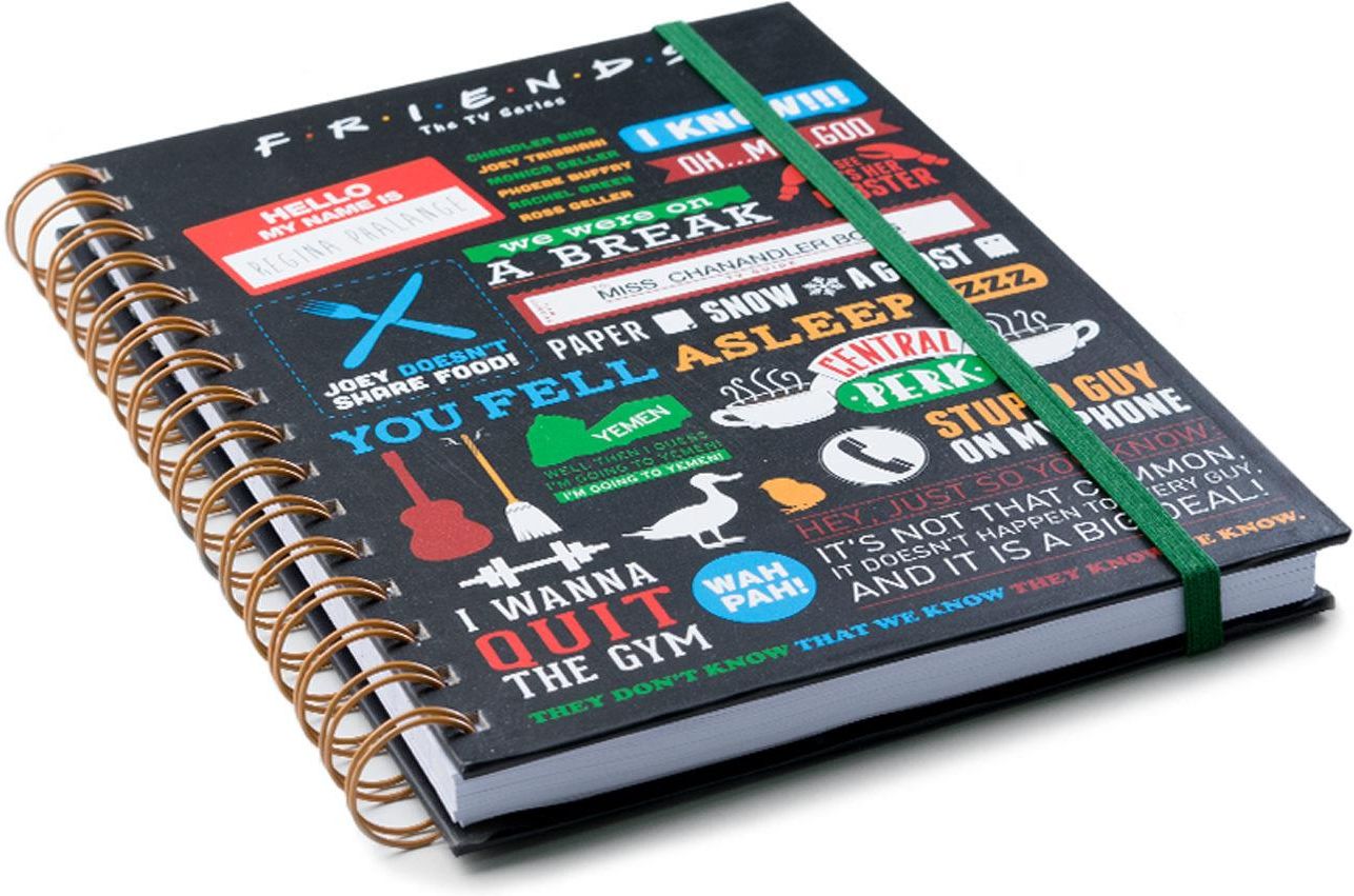 Friends napisy i grafiki - notes z serialu A5 14,8x21 cm cm - Ceny i ...