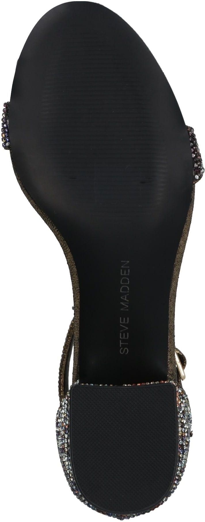 STEVE MADDEN Sandały z rzemykami 'IRENEE-R' czarny / złoty / jagoda ...