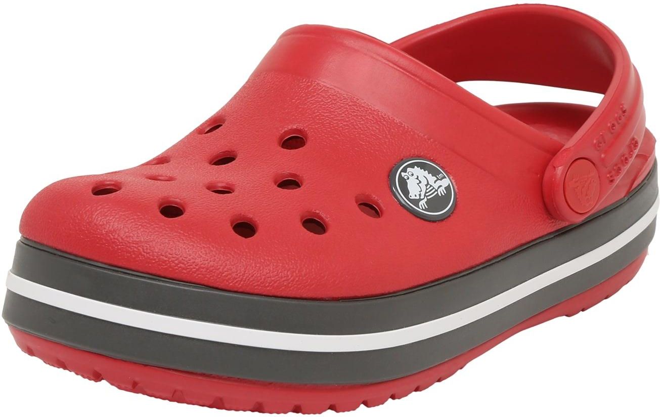 Crocs Buty Otwarte 'K 204537-4O5' Grafitowy / Czerwony - Ceny i opinie ...
