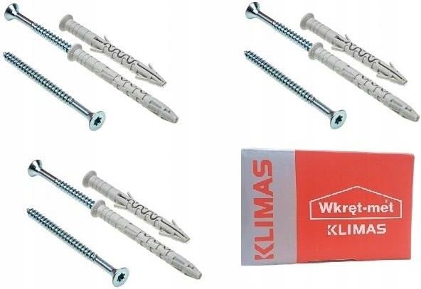 Klimas Wkręt-Met Kołek Rozporowy 8X120 Kpr-Pike Torx Ramowy 50Szt (KPRPIKEST) - Opinie i ceny na ...