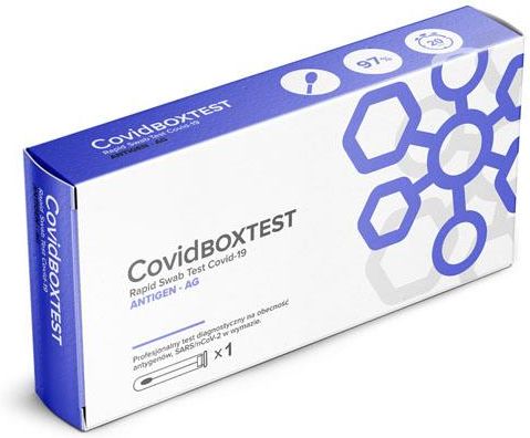 Covid Boxtest Test Antigen Antygenowy test na koronawirusa SARS nCoV-2 ...