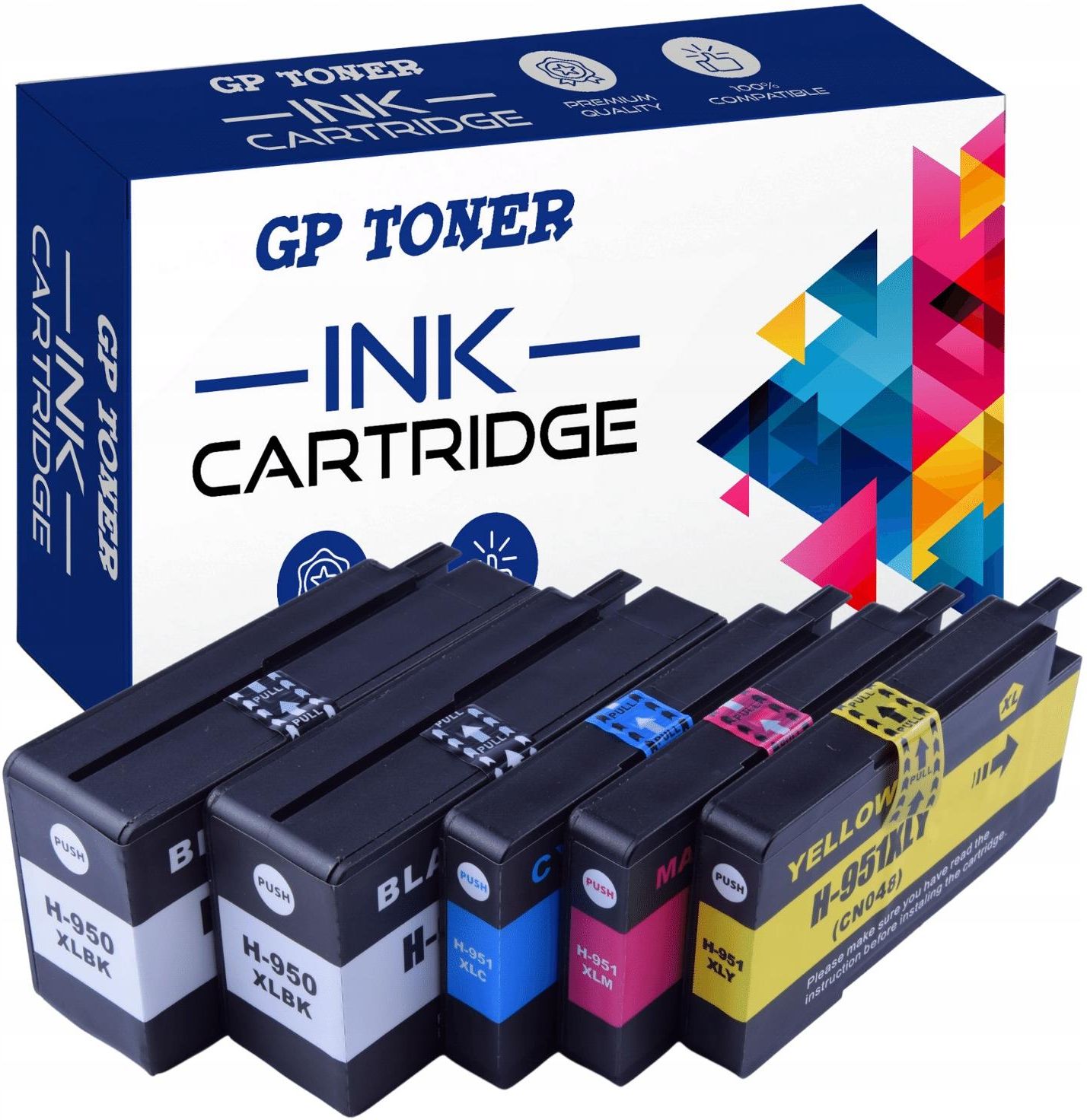 Tusz GP TONER 5X TUSZ DO HP 950 XL OFFICEJET 251 276DW 8100 8600 do ...