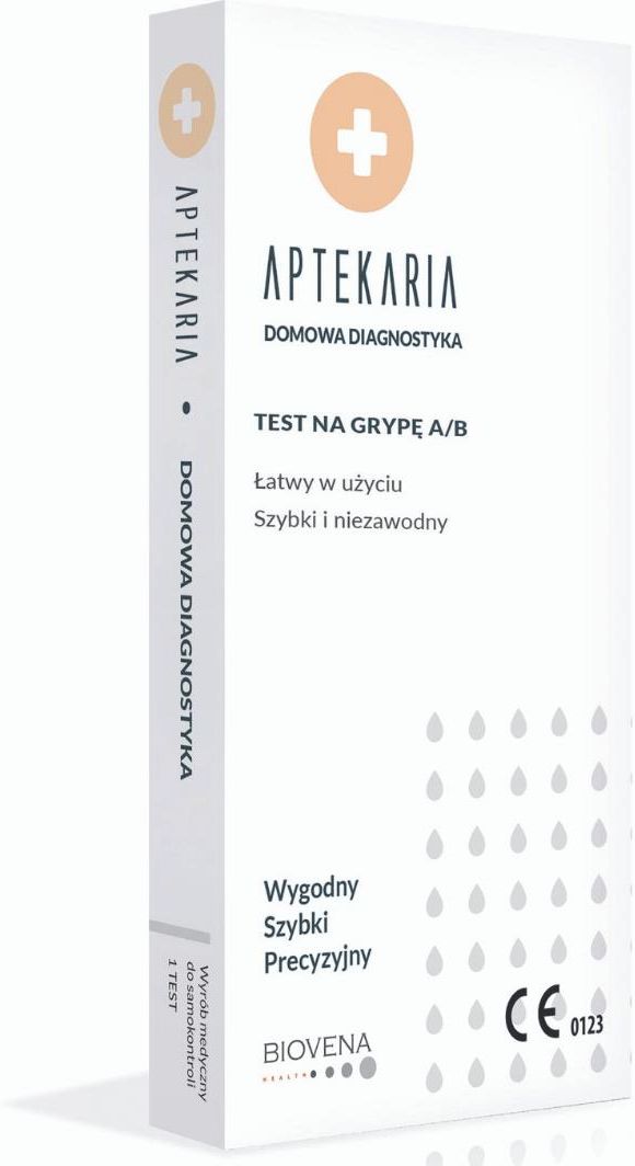 Biovena Health Aptekaria Test Na Grypę A/B 1Szt - Opinie i ceny na Ceneo.pl
