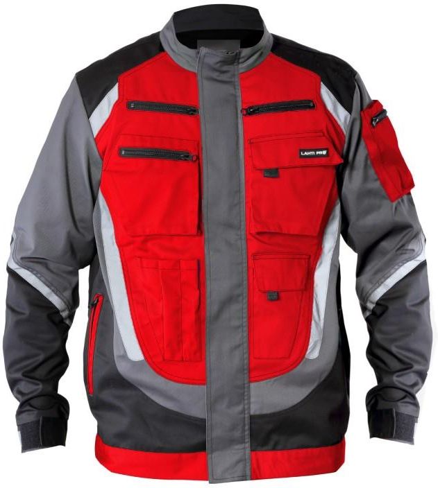 Lahti Pro Roz. 2Xl Bluza Ochronna Z Odblaskami Czarno-Szaro-Czerwona ...