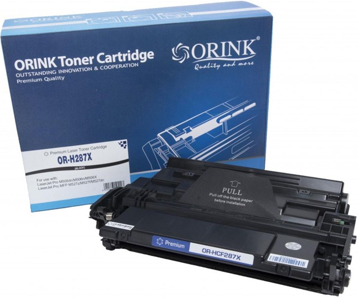 ORINK TONER LHCF287X-OR CZARNY DO DRUKAREK HP (ZAMIENNIK HP 87X ...